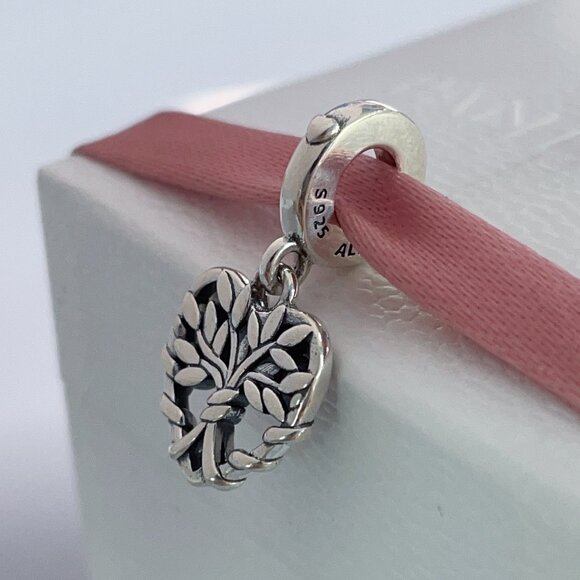 Pandora | Jewelry | Pandora Heart Family Tree Dangle Charm | Poshmark